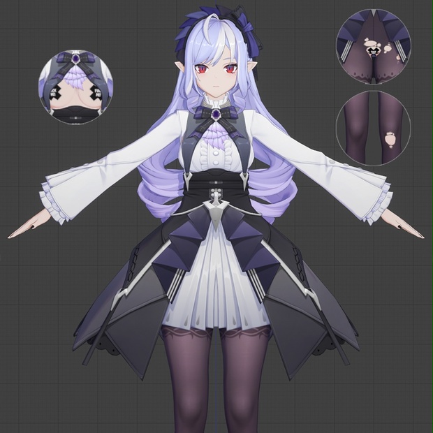 Vivian ZZZモデル配布 - Kirito - BOOTH