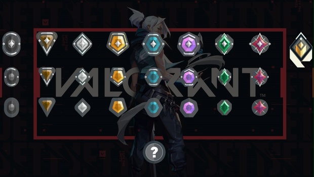 VALORANT rank表 - ゆきらむの素材置き場 - BOOTH