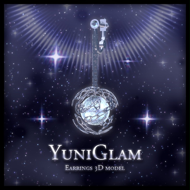 Color Earring for VRChat【earring series E2】 - YuniGlam - BOOTH