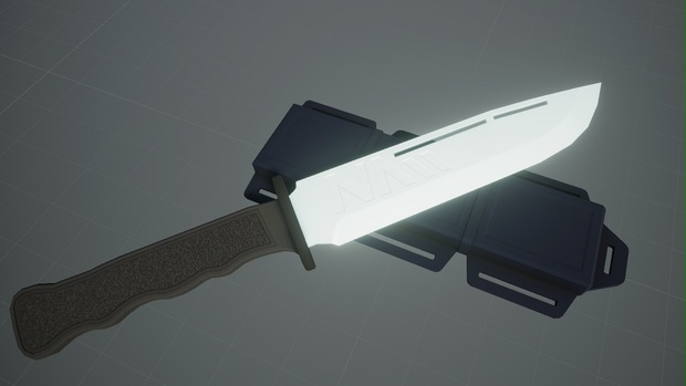 【VRChat向け】ナイフ【3Dモデル】 - skysalt - BOOTH