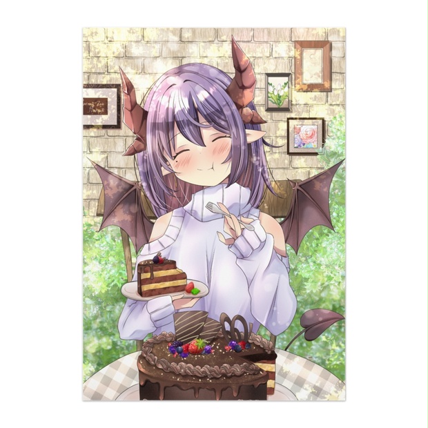 ※生産終了※【色魔夢玖】Valentine's Day 2023 限定ポスター - shikima-muku - BOOTH