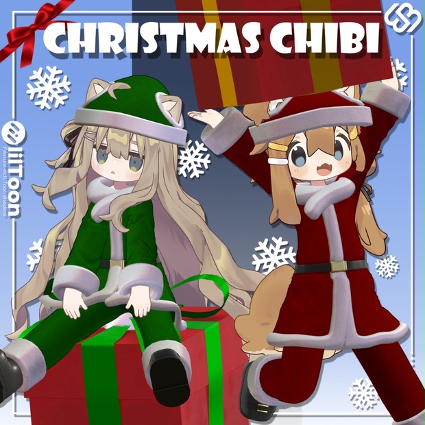 Christmas Chibi Costume for Kipfel & Mamehinata - BUIBUI SHOP - BOOTH
