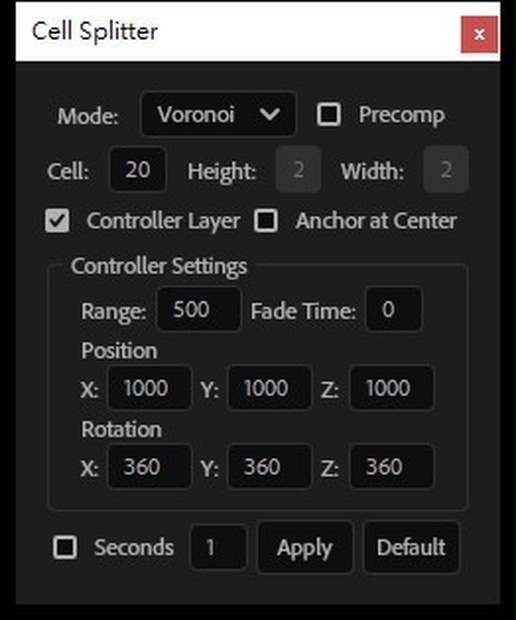 【After Effects スクリプト】 Cell Splitter - BthJon - BOOTH