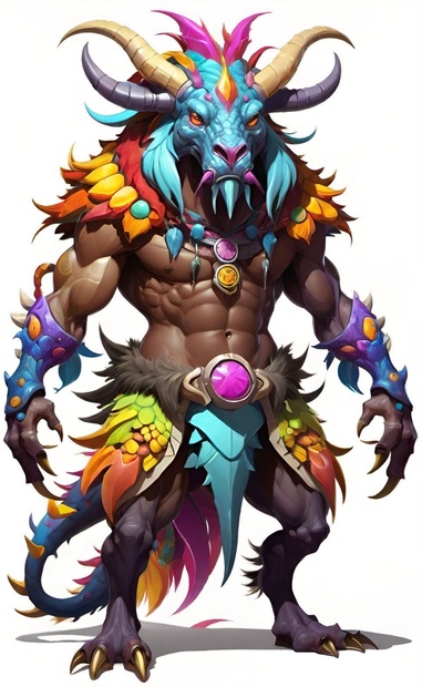 Rainbow Demon Warrior - namat - BOOTH