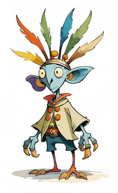 Feathered Goblin Explorer - namat - BOOTH