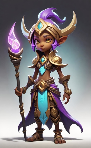 Elven Sorceress - namat - BOOTH