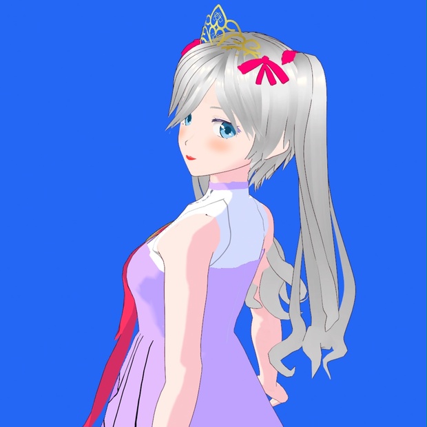 ソフィア V4【オリジナル3Dモデル(VRM)+VRoid Studio用VRoidファイル+VRoid Studio用衣装カスタムアイテムのセット】 - 寅と羊の道具屋 - BOOTH