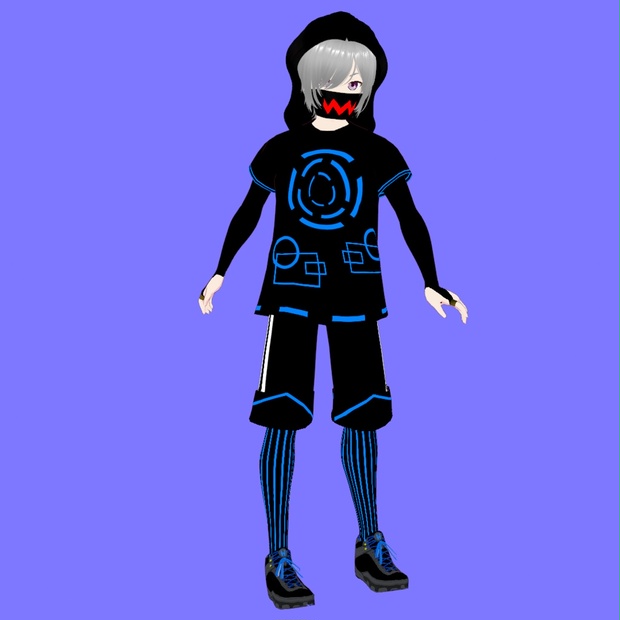 ウィザード V2【オリジナル3Dモデル(VRM)+VRoidファイル+VRoid Studio用衣装カスタムアイテムのセット】 - 寅と羊の ...