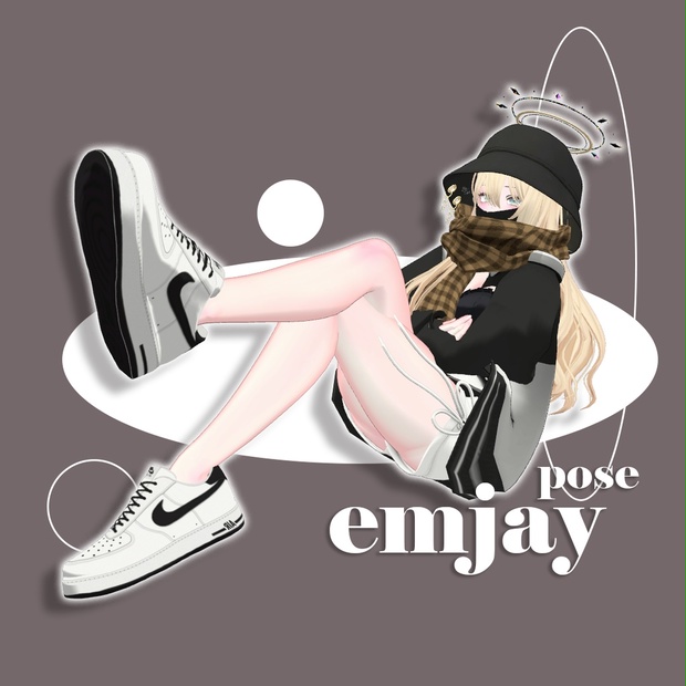 [EMJAY] 풀트같은 애니메이션 들어간 앉는 자세 - emjay - BOOTH