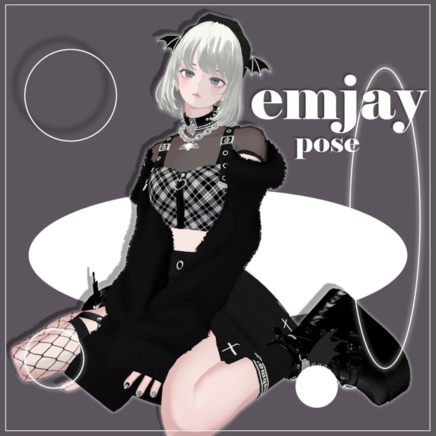 [EMJAY] FEMALE SIT POSE (HBD ALUKE) 알루크탄신일기념 앉은 포즈 - emjay - BOOTH