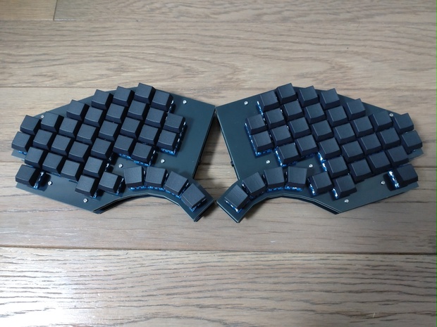 minimum TL Split Keyboard 16mm Rev1 - satromi works - BOOTH