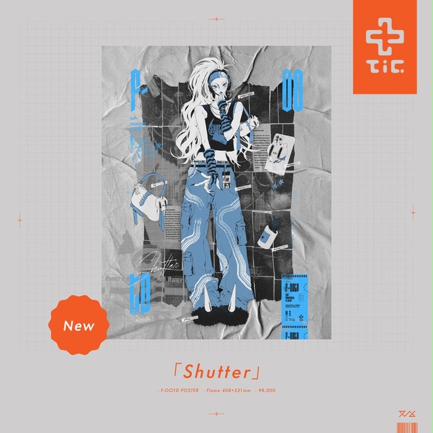 F-OOTD POSTER[額付き] - ＋tic. - BOOTH