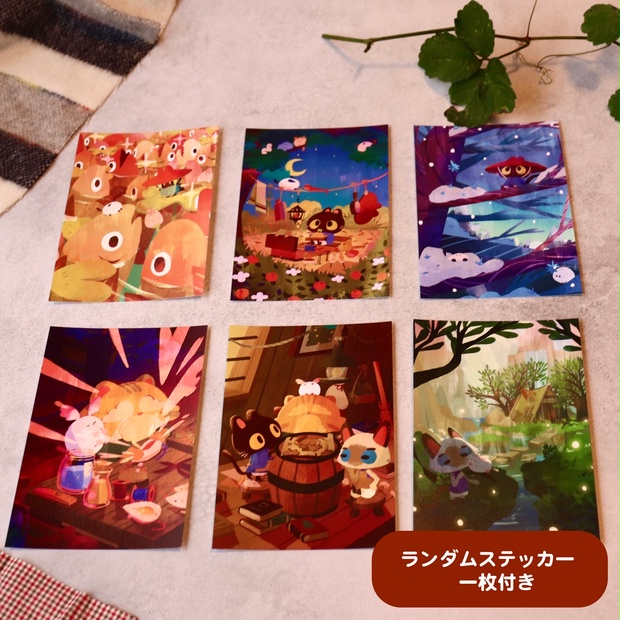 TABINEKO ポストカードセット - Yotsuba Kei's Shop - BOOTH