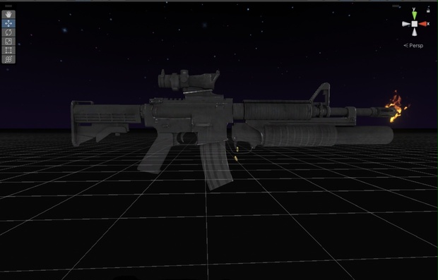 【Unity/VRChat シェーダー】M4A1 with shoot particles - mirilynn - BOOTH