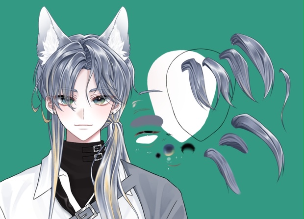 live2d art - pug_ya - BOOTH