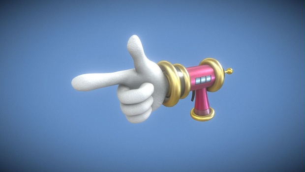 Disgaea Gun - Love Shot Gun (魔界戦記ディスガイア 武器) - Baka Ranger VRC Shop - BOOTH