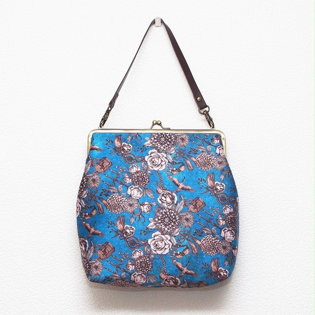 織田花柄 がま口バッグ - TOTTO Design - BOOTH