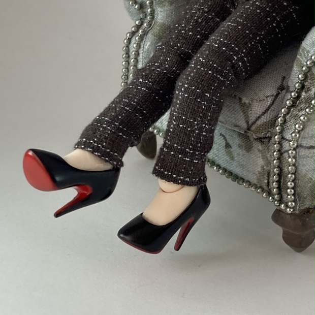 オビツ11用 ハイヒール(黒) - 善屋鶏宴 - BOOTH