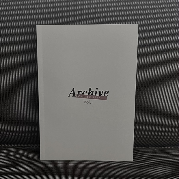 Archive Vol.1 (2nd Edition) - '-' - BOOTH