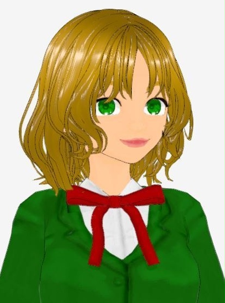 Anais in uniform - Rex Mun VRChar - BOOTH