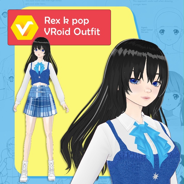 Rex / Kpop Outfit - Rex Mun VRChar - BOOTH