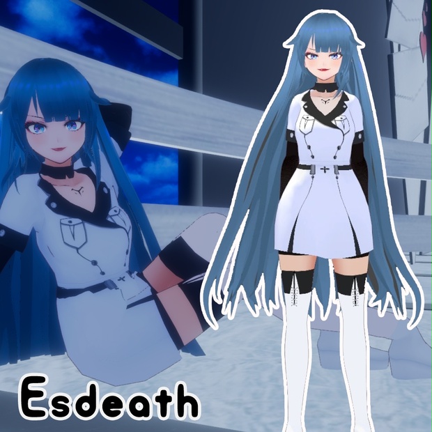 [Vroid] Esdeath outfit - Erina's Dresser - BOOTH