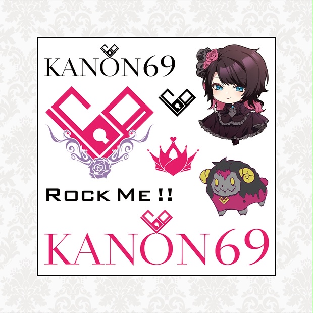 奏音69 タトゥーシール[15th Anniversary Live "6+9"] - K69 works - BOOTH