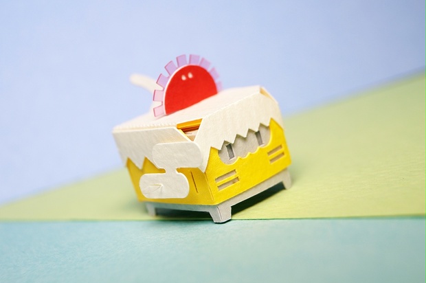 はこねこ ふじさん きいろ - こんにちは工房 - BOOTH