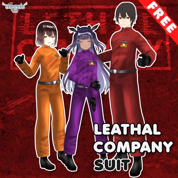 [VROID] FREE Unisex Lethal Company Bodysuits 2024 - V.Y Atelier - BOOTH