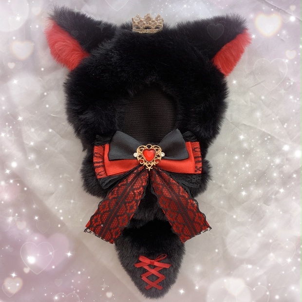 Black Red Wolfฅ^˶•̀д•́˶^ฅ 🖤 ️ ぬい服‪‪ ︎‬ - Fu - taro . - BOOTH