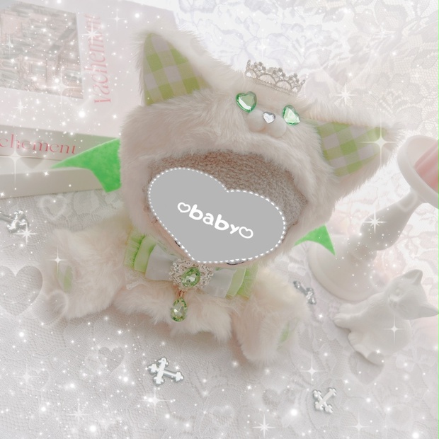おすわりにゃんこデビルฅ ˆ •͈ ·̫ •͈ ˆฅ ぬい服♡ - Fu - taro . - BOOTH
