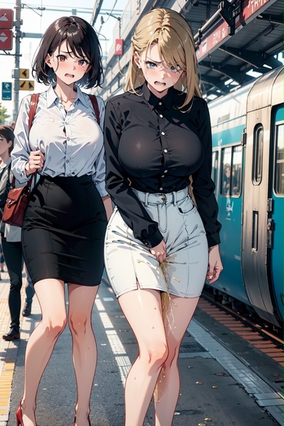 【100P】OLおもらし! officelady peenig! - ひよりん♡SHOP - BOOTH