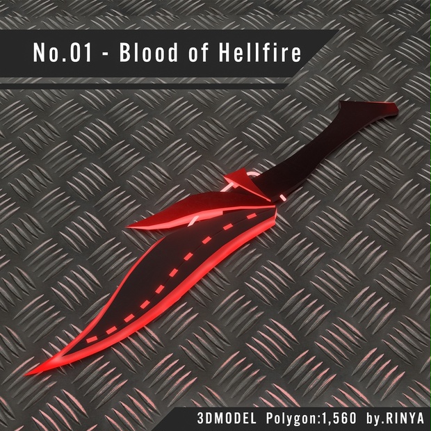 Blood of Hellfire【Original 3D Model】 - Mitsuboshi_Studio - BOOTH