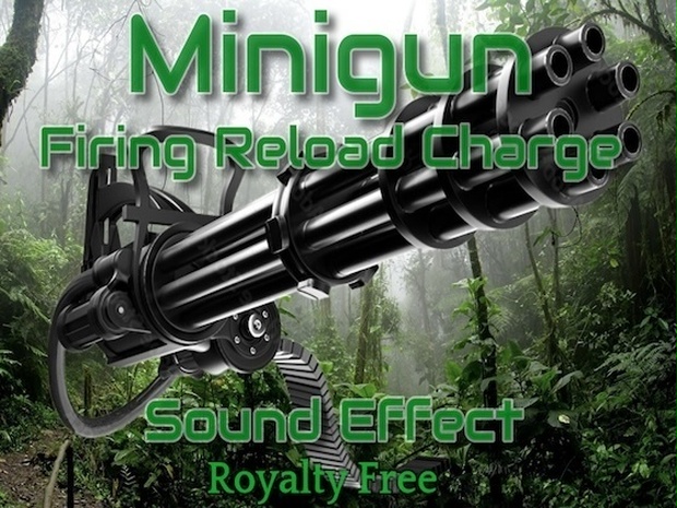 Minigun Mini Gun ミニガン 銃声 効果音 リロード音 チャージ音！ - Sanctuary Sound ...
