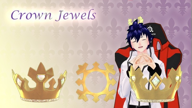 [VRM/Unity] Crown Jewels - Nakashimaryuu's 3D Assets - BOOTH