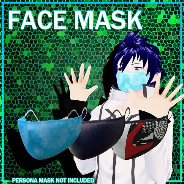 [VRM/Unity] Face Mask - Nakashimaryuu's 3D Assets - BOOTH