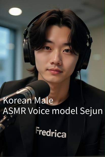[RVC][Korean]Male ASMR Voice Sejun - fredrica - BOOTH