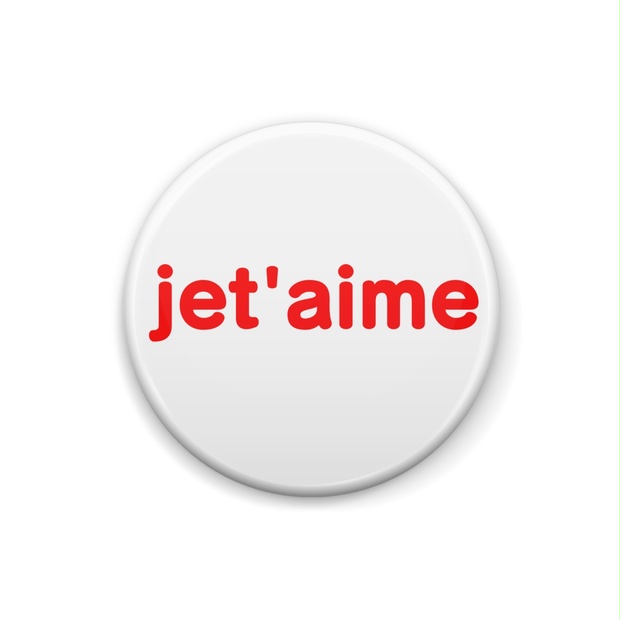 jet'aime缶バッジ - jetaime2nd - BOOTH