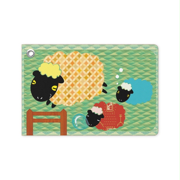 Sleep...Sheep... パスケース - moln-モルン- - BOOTH