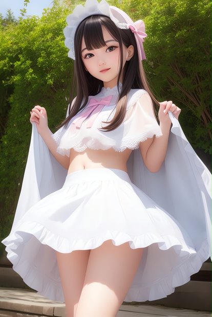 純白の美少女CGイラスト集※リアル8 - AIイラスト冒険者 - BOOTH