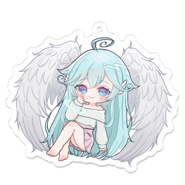 そらちゃん アクリルキーホルダー 70 x 70 - 河守イオン-BOOTH - BOOTH