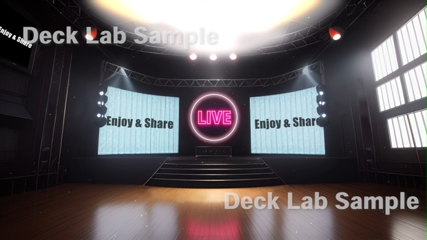 配信用背景素材【ステージ2】 - Deck Lab - BOOTH