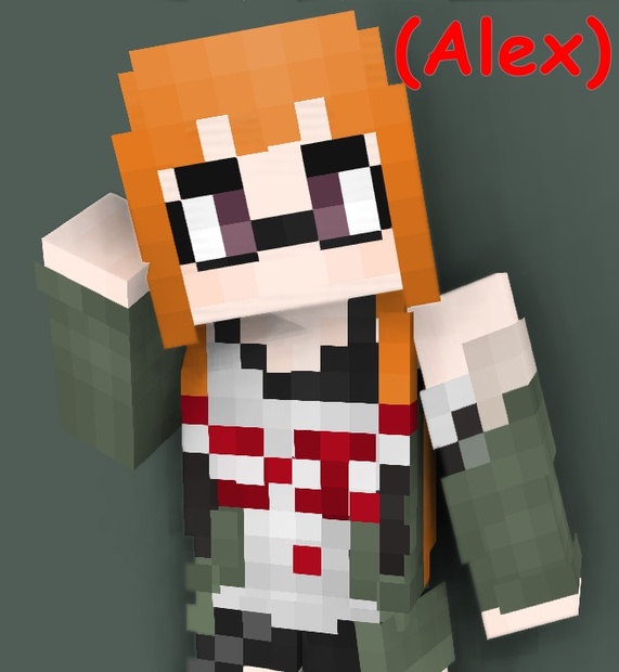 【Alex版】Minecraft Skin - a384 - mickmick - BOOTH