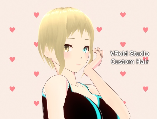 VRoid Hair preset | Short tousled| VRoid custom Hair - Lil Abyss ...