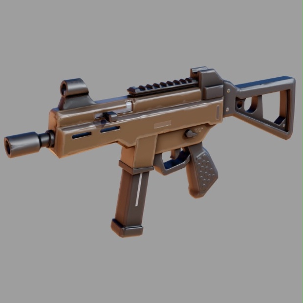 Ump45 Stylized - reberugamestudio - BOOTH