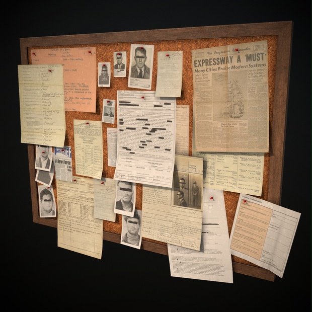 Police Pinboard - reberugamestudio - BOOTH