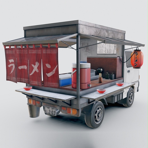 Japanese Ramen Van - reberugamestudio - BOOTH
