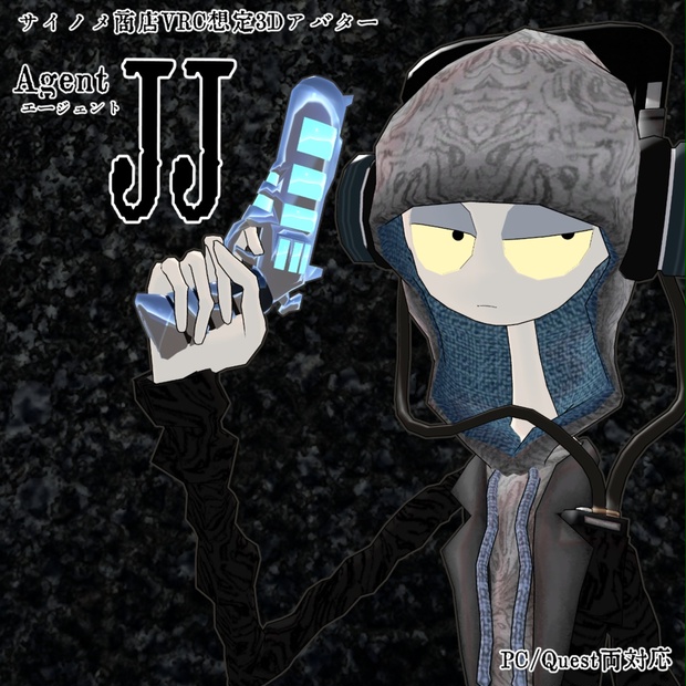 VRChat使用想定3Dモデル Agent JJ - サイノメ商店 Sainome shoten - BOOTH