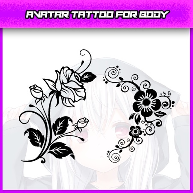 【Body Avatar】- Tattoos - 【VRC】 - Megumin's VRC Store - BOOTH