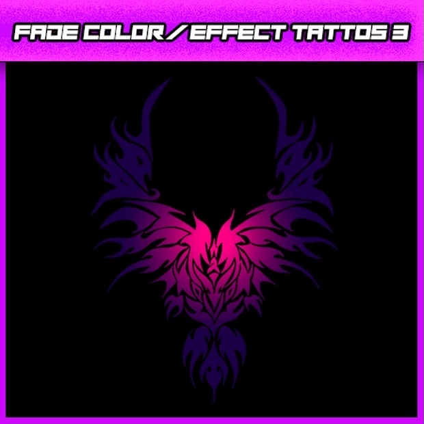 【Body Fade Color / Effect Tattoos 】- 【VRC】 - Megumin's VRC Store - BOOTH